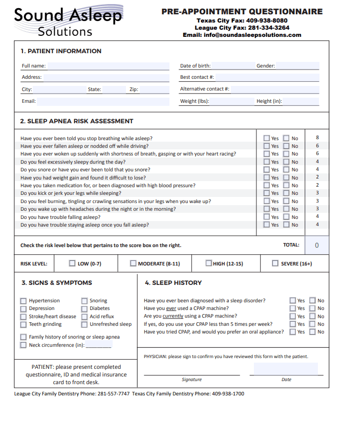 Home Sleep Test in League City, TX | Sound Asleep Solutions